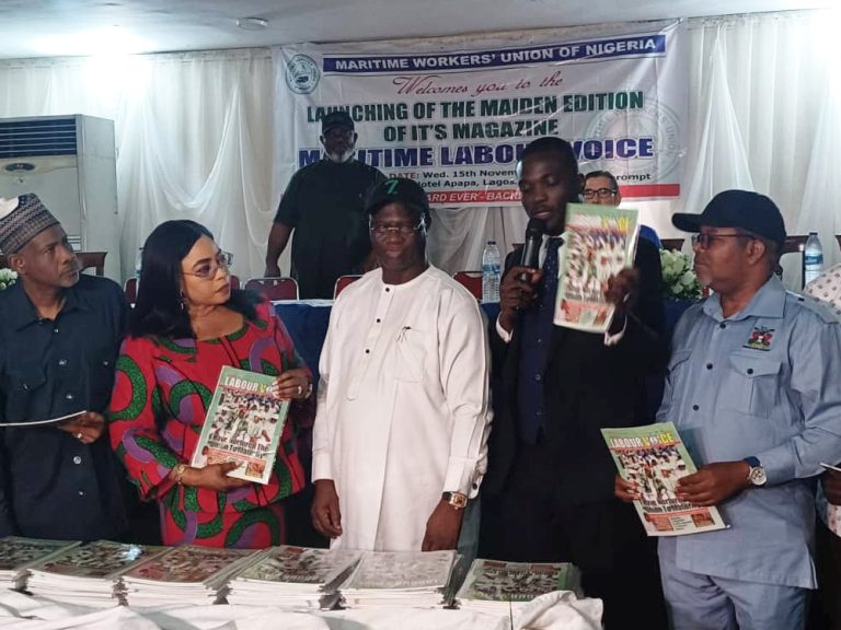 MWUN launches 'Maritime Labour Voice' magazine. - Monarchs News